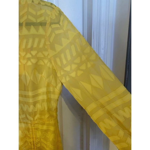 Ted Baker | Dresses | Ted Baker Color By Numbers Yellow Dress Nwt ...